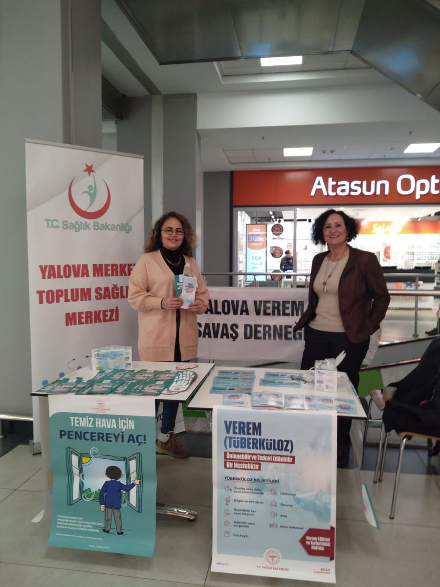 Yalova Verem Savaş Derneğinin Verem Haftası Etkinliği